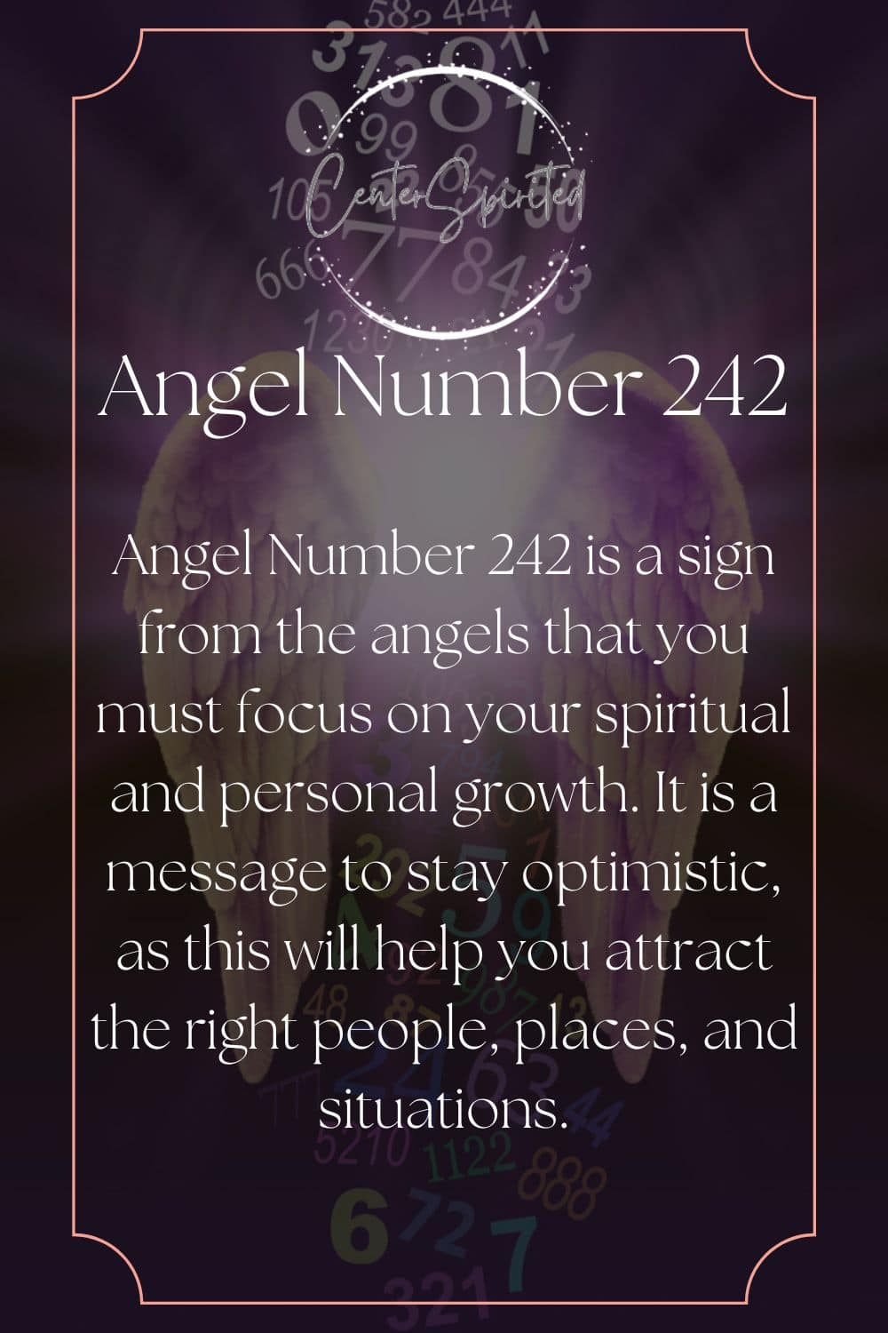 Angel Number 242 Meaning - Your Spiritual Life Path