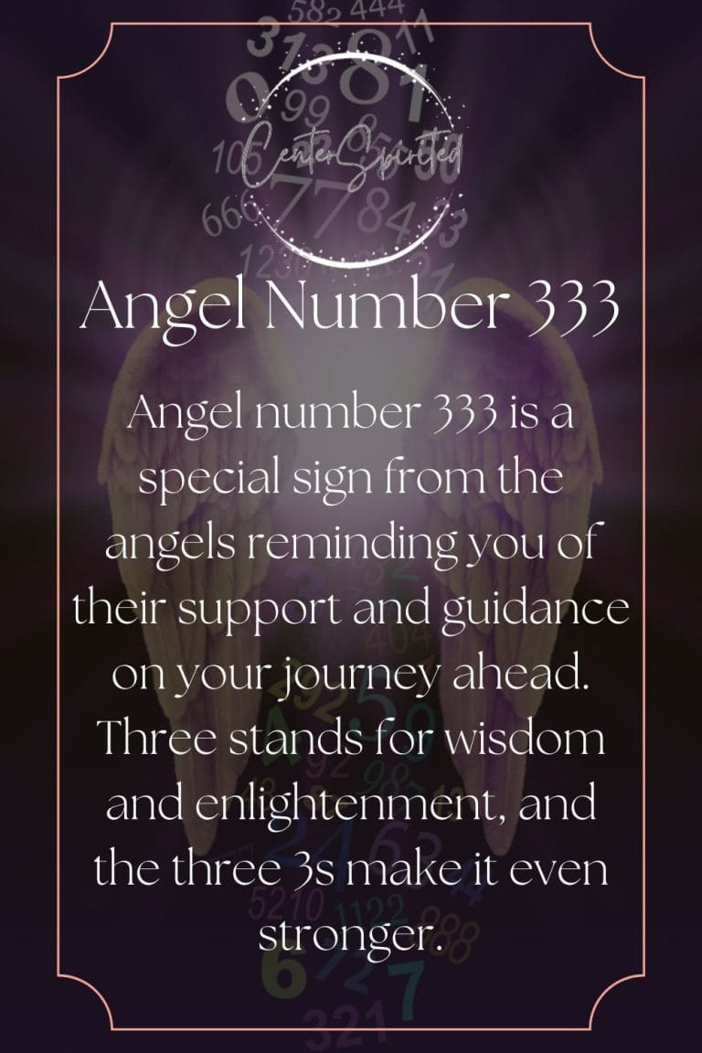 Angel Number 333 Meaning - Symbolism and Significance