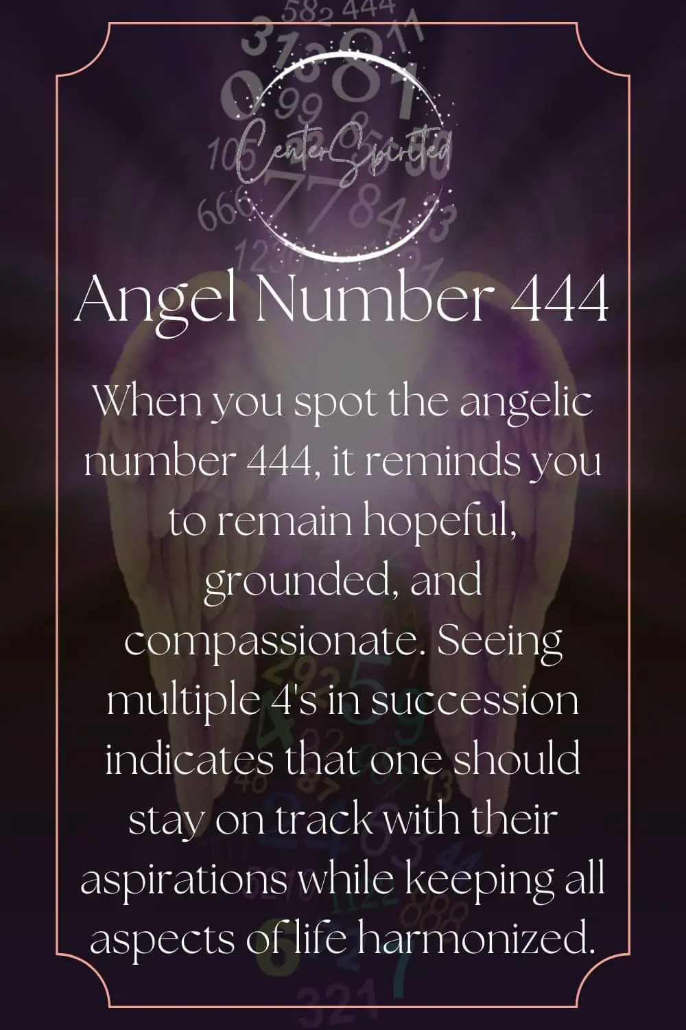 Angel Number 444 Meaning - Spiritual Guidance and Symbolism