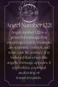 Angel Number 1221 Meaning - Explore Your Divine Purpose
