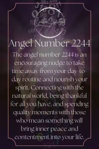Angel Number 2244 Meaning - Energize Your Spirituality