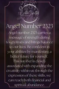Angel Number 2323 - Spiritual Meaning and Symbolism