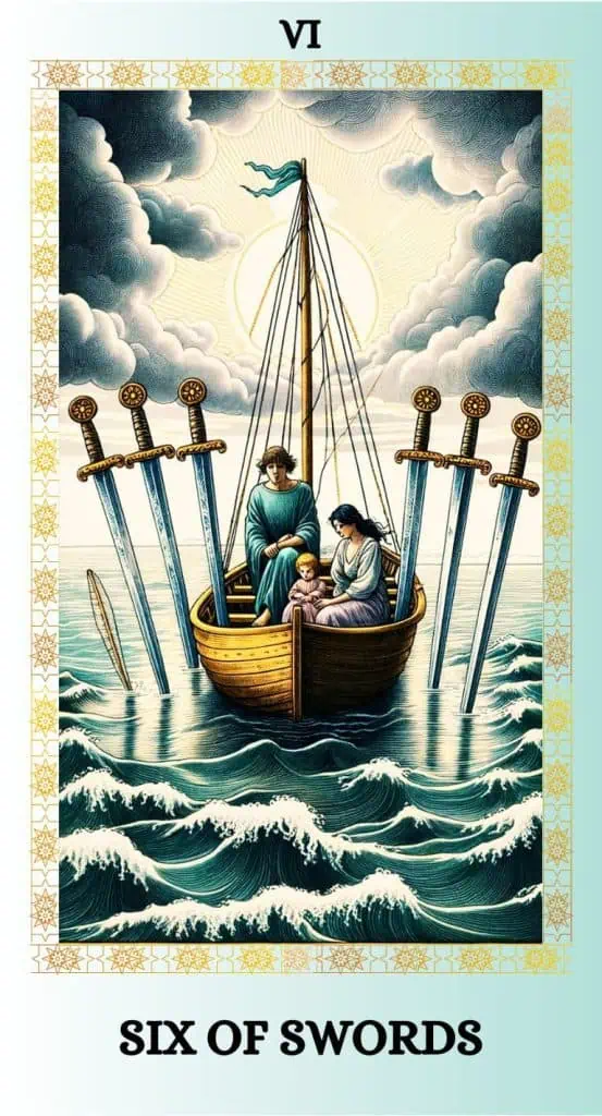 Six of Swords Tarot Card Meaning