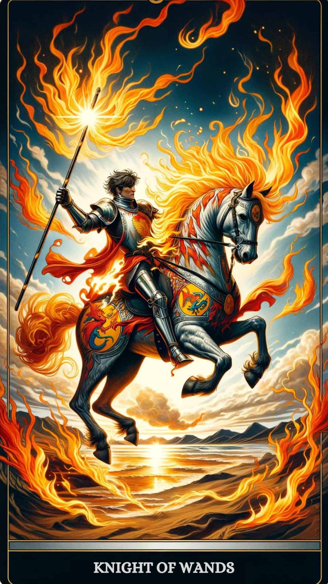 Knight of Wands Tarot Card Meaning - Zeal & Impulse
