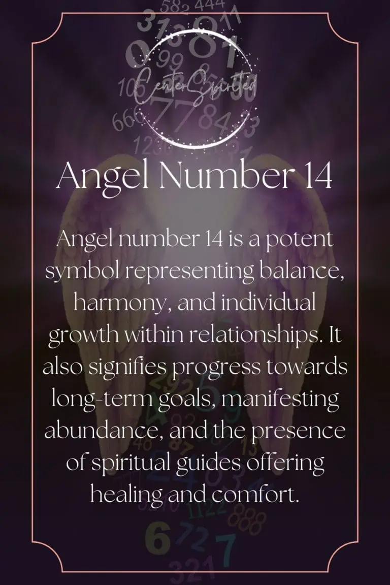 Angel number 14 - Meaning and Symbolism of Change